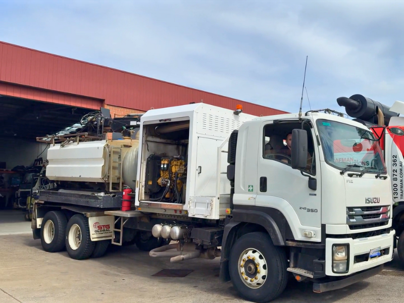 Hydro Excavation, Combination & Recycling Truck Servicing Melbourne